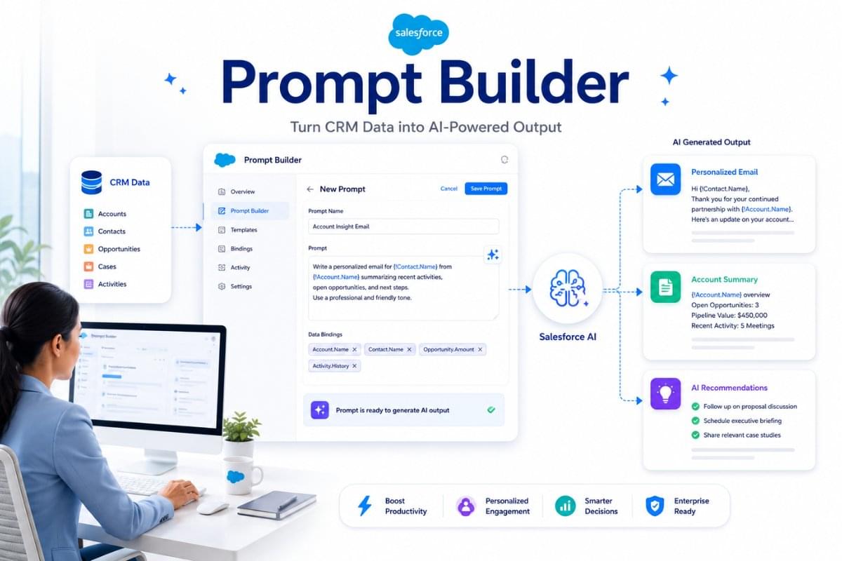 Salesforce Prompt Builder Explained with Real Examples